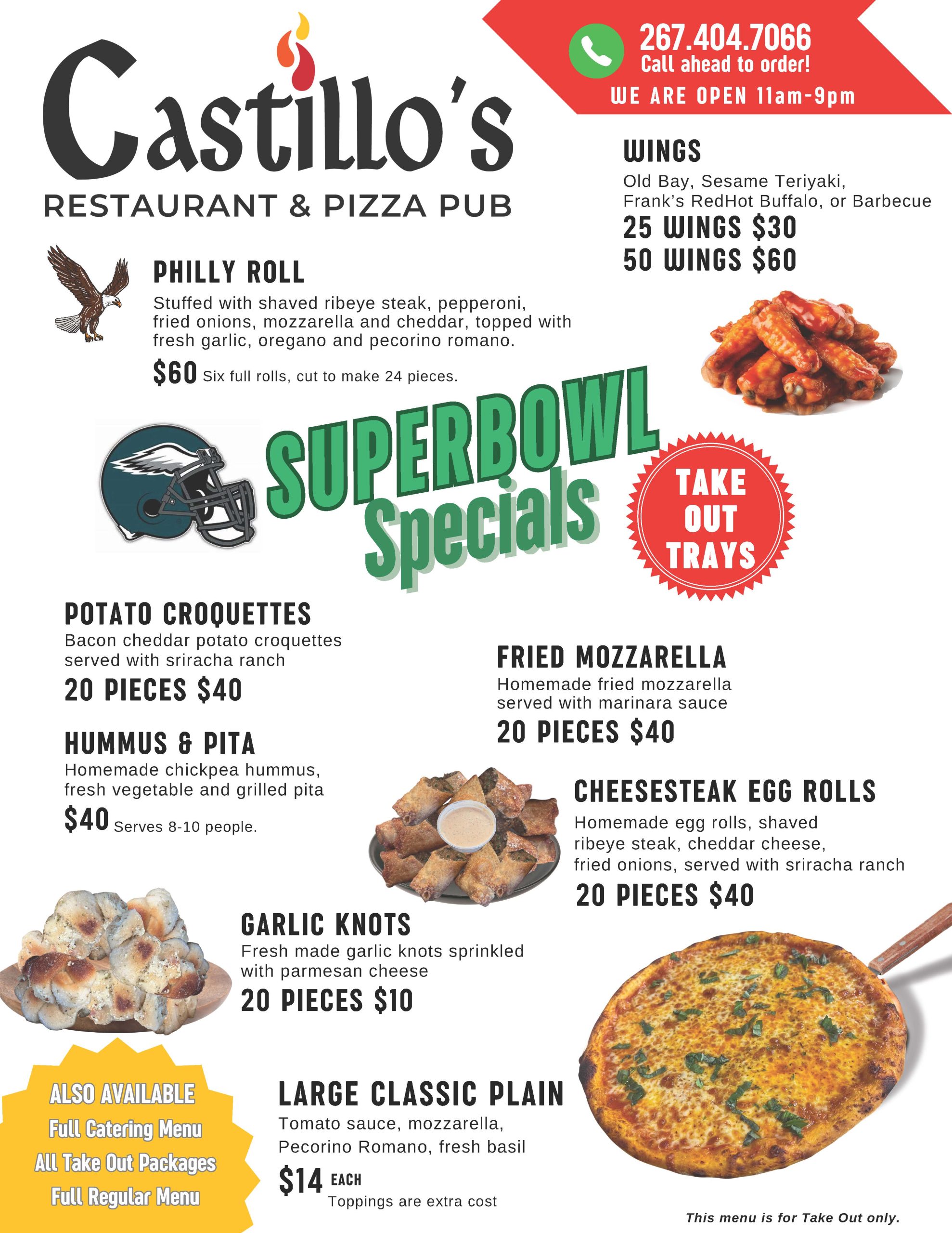 Castillo's Restaurant & Pizza Pub – Just another Online Ordering Site